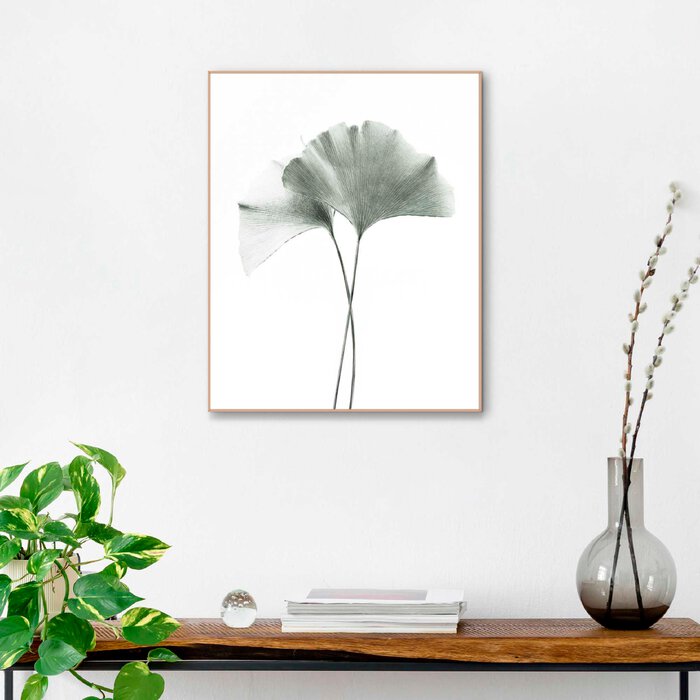 Wandbild 40 x 50 cm Ginko Blatt Grün kaufen | Segmüller