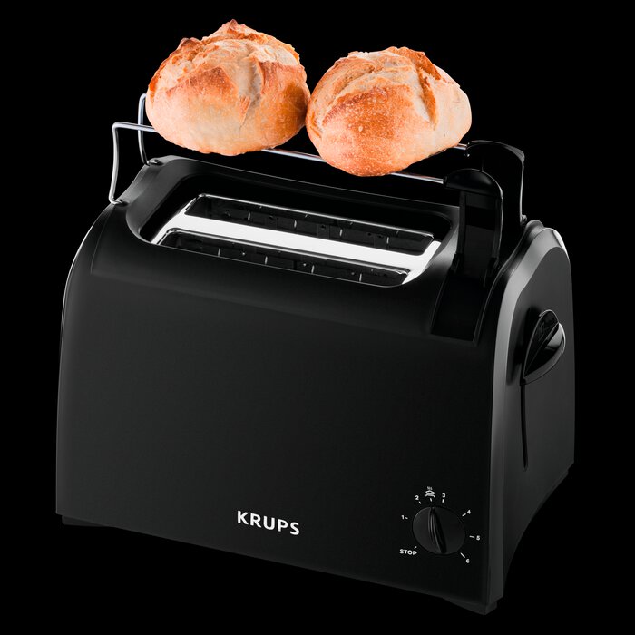 Toaster Krups Pro Aroma schwar