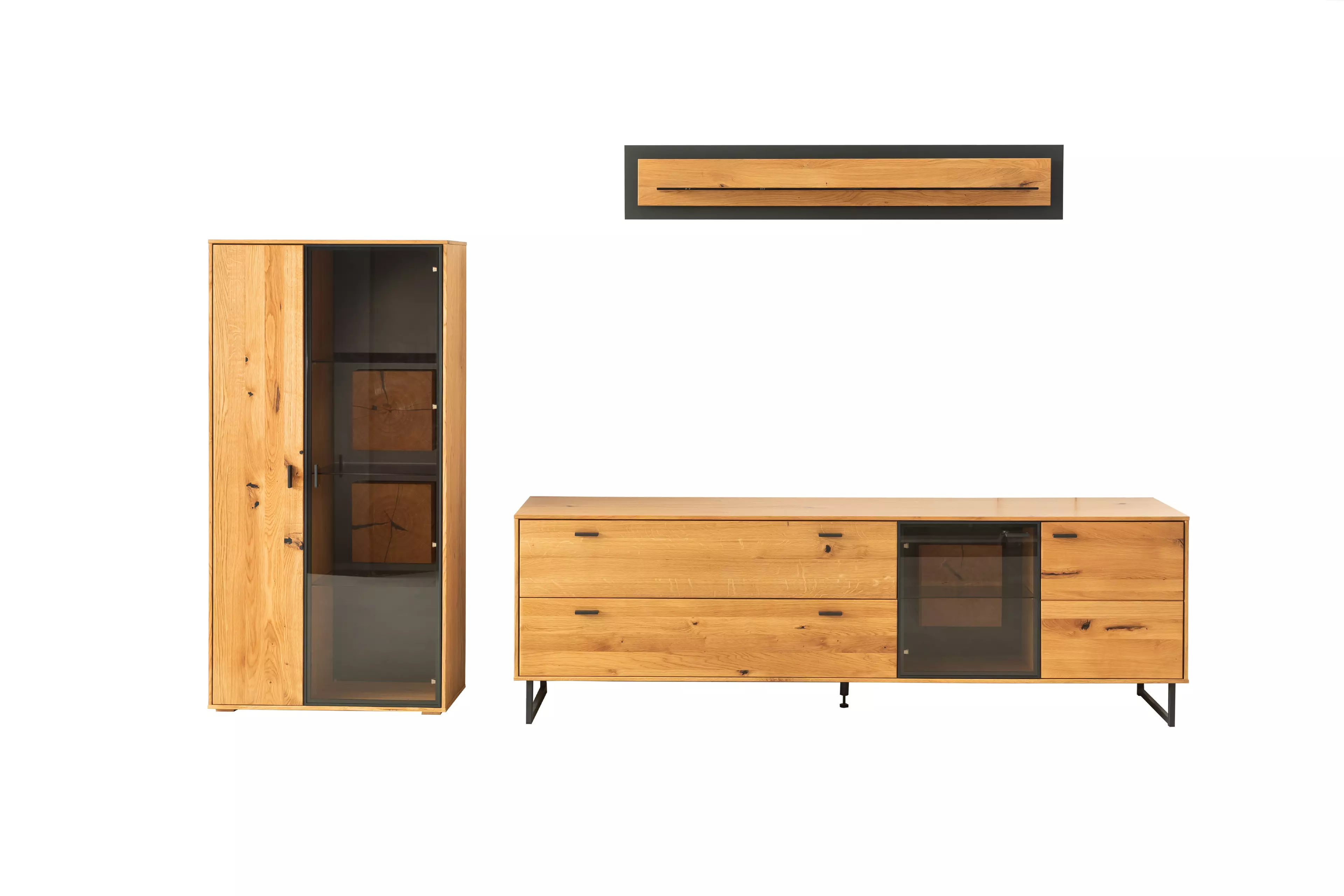 Moderne und stilvolle Massivholz-Wohnwände | SEGMÜLLER