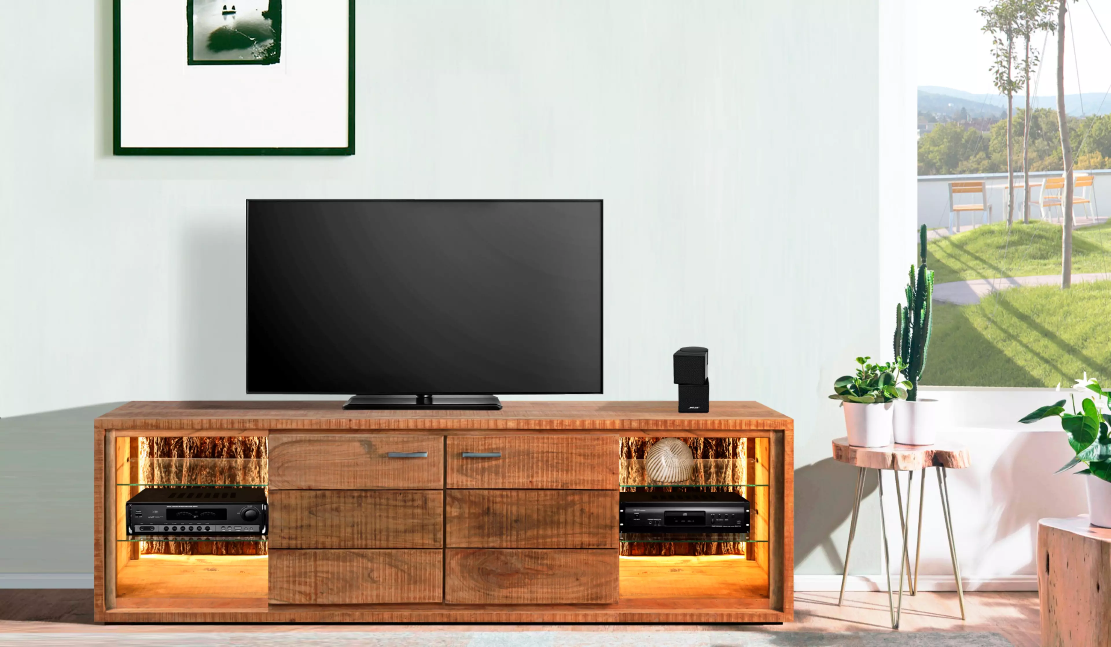 Wohnwände & TV-Lowboards modern & Landhaus-Stil | SEGMÜLLER