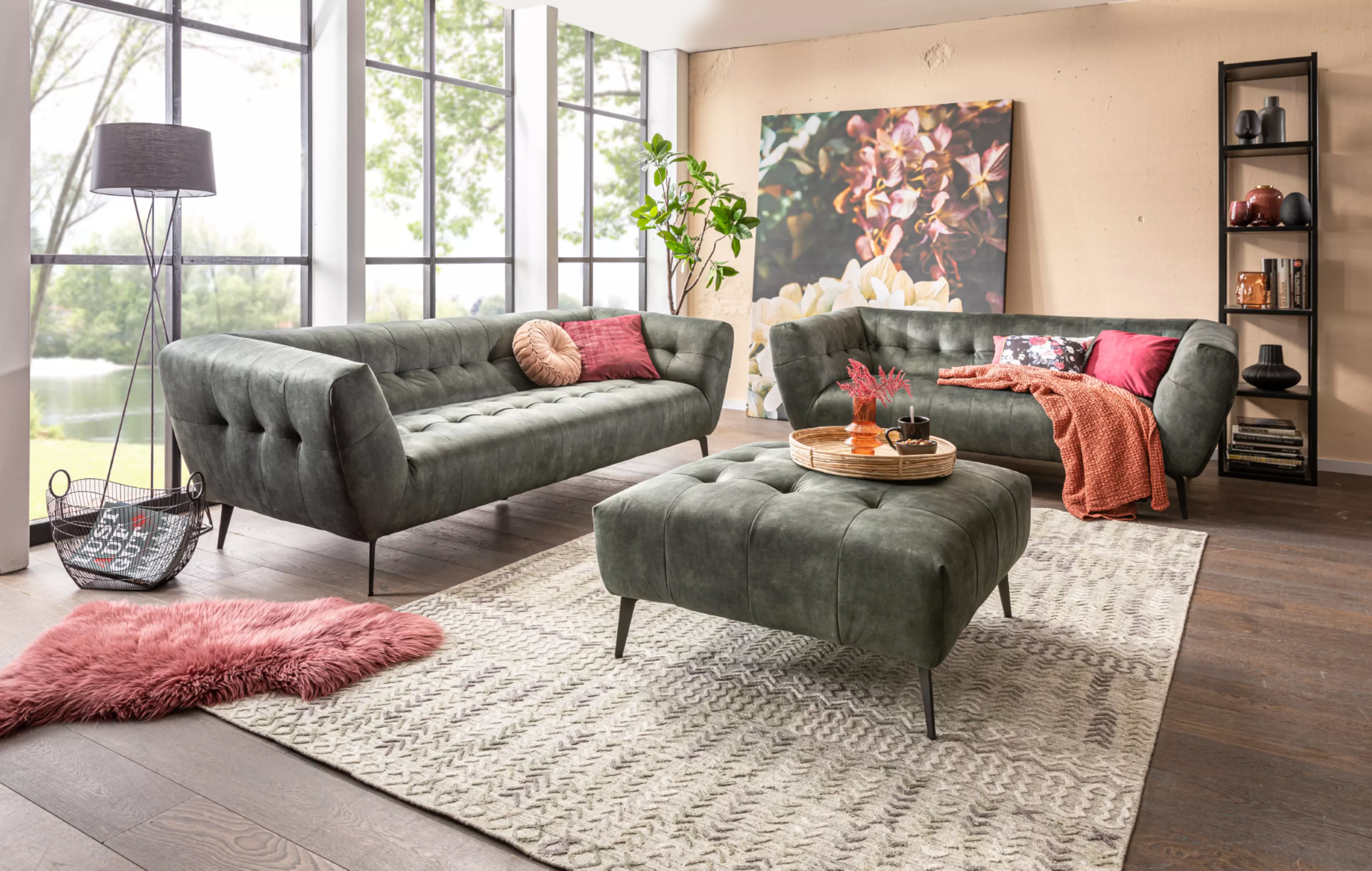 Großzügige 3-Sitzer-Sofas kaufen | SEGMÜLLER