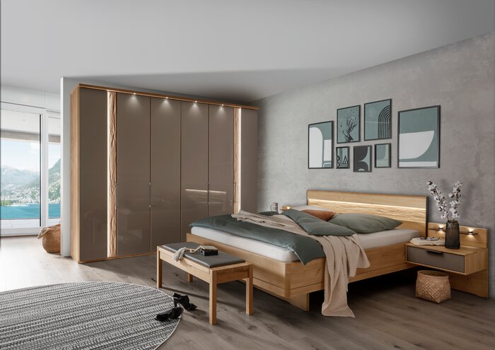 Schlafzimmer-Set Vancouver 4tlg. von Wiemann braun | SEGMÜLLER