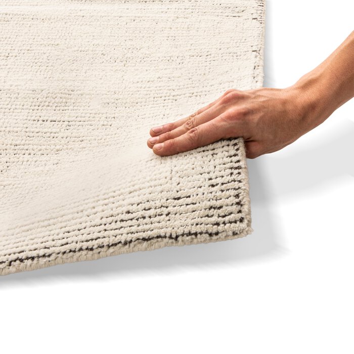 Berber Teppich Cut schwarz, weiß 170 x 240 cm | SEGMÜLLER