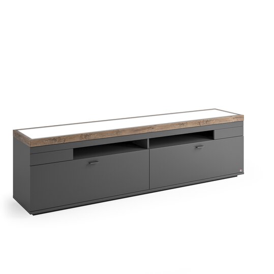 TV-Lowboard Lancaster von set one by Musterring grau | SEGMÜLLER