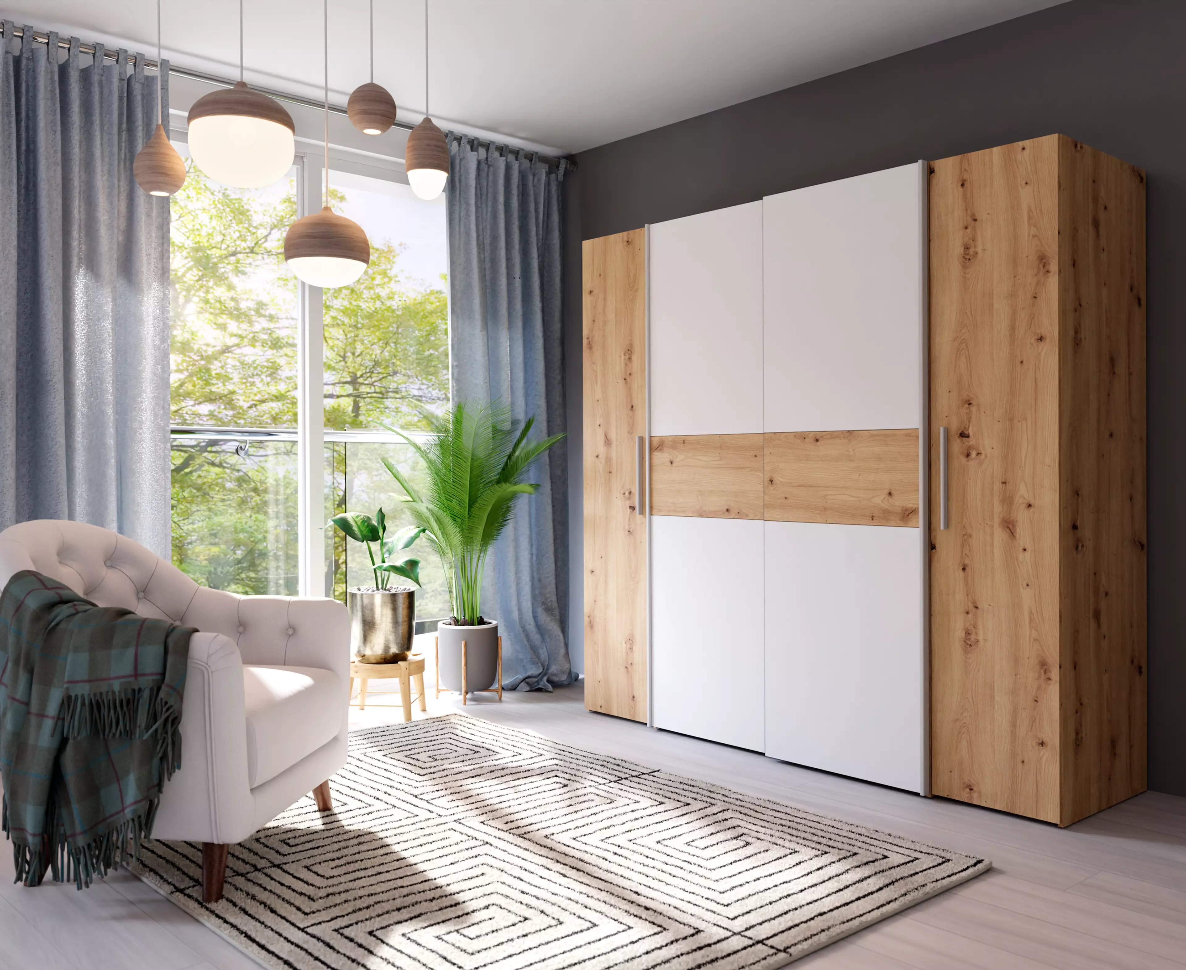 Kleiderschränke 200 cm breit für Ihr Schlafzimmer | SEGMÜLLER
