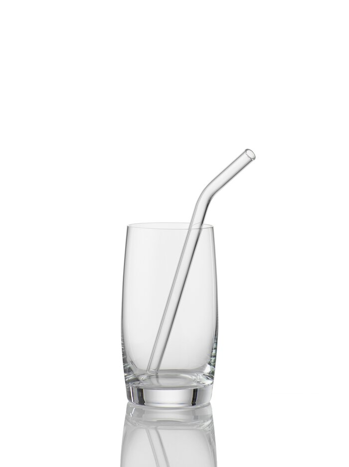 Trinkhalm 6tlg. von BOHEMIA Cristal transparent | SEGMÜLLER