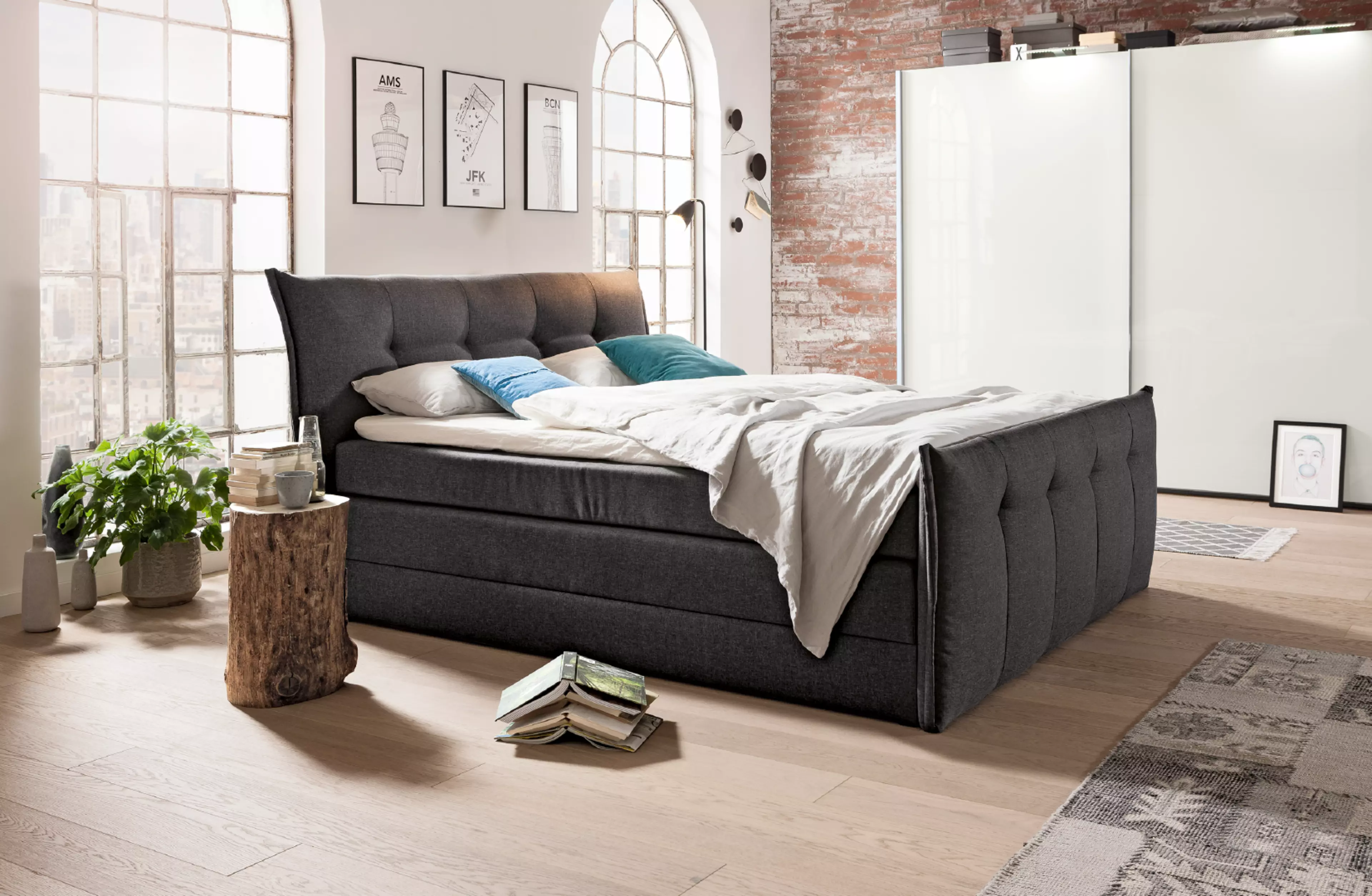 Boxspringbetten in 160 x 200 cm kaufen | SEGMÜLLER