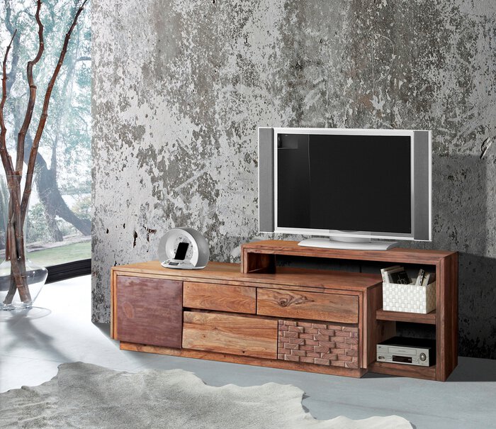 TV-Lowboard Brick von Wolf Möbel braun | SEGMÜLLER