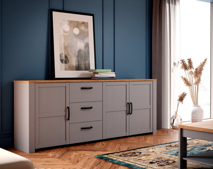 Sideboard Bohol von FORTE grau kaufen | SEGMÜLLER