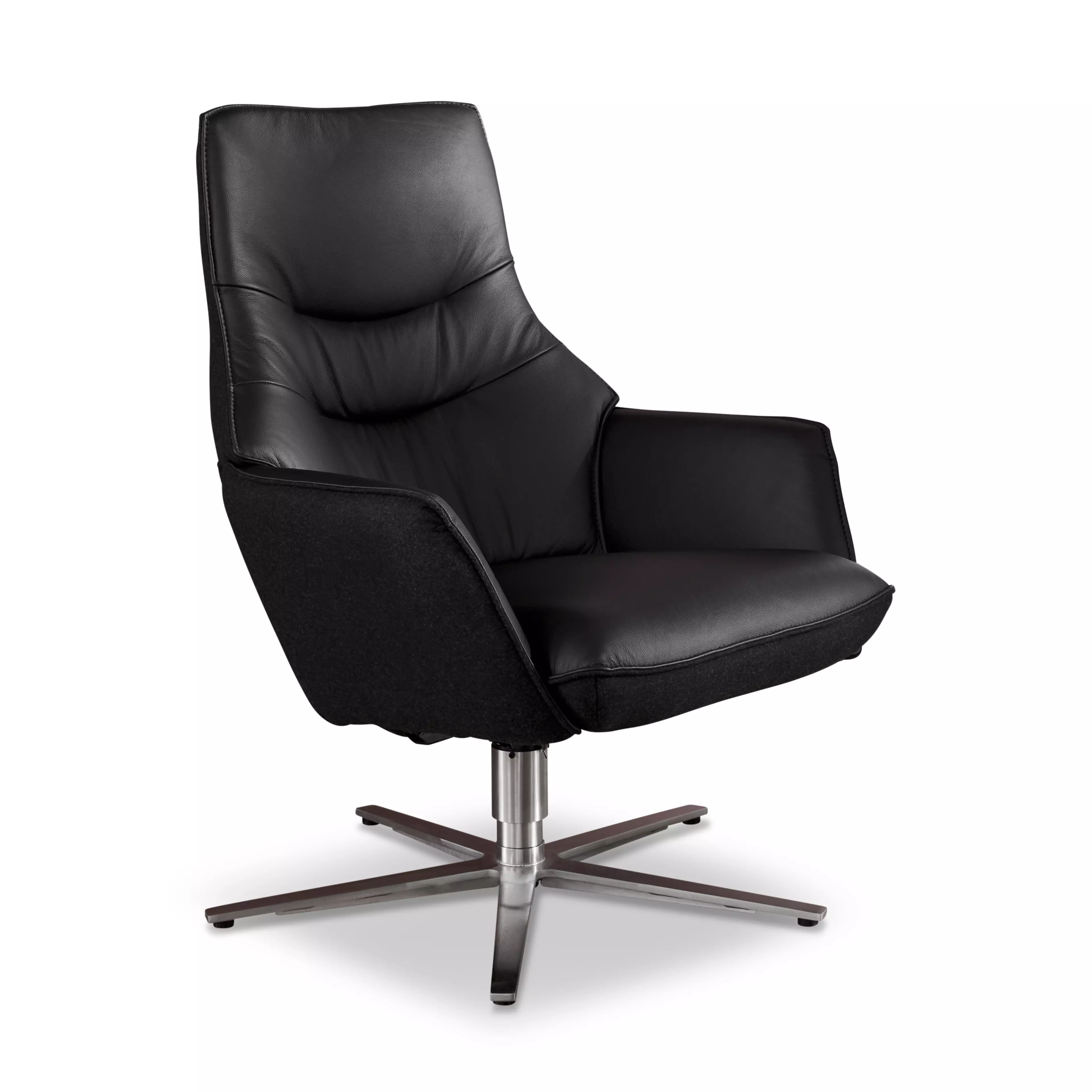 Schwarze Sessel in stilvollen Designs | SEGMÜLLER