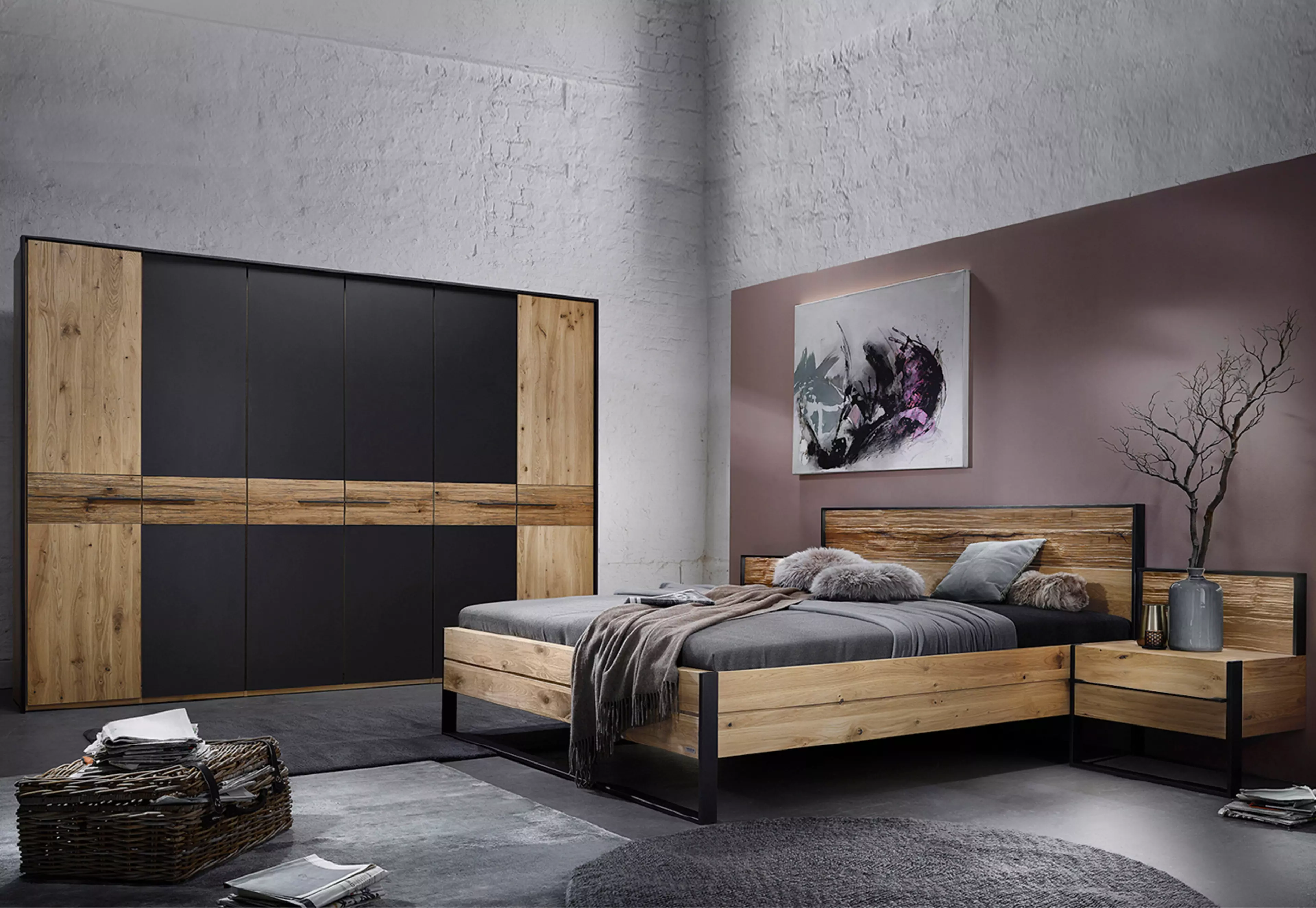 Elegantes Segmã¼ller Schlafzimmer Komplett Bild